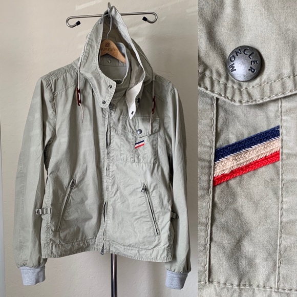 Moncler | Jackets & Coats | Rare Moncler Canvas Jacket S | Poshmark